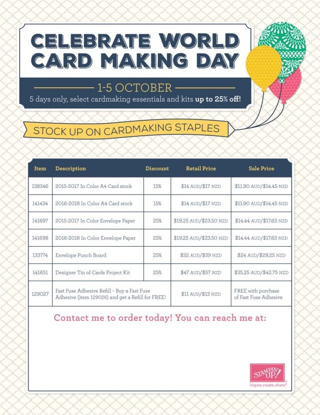 World Cardmaking Day - Sense of Whimsy