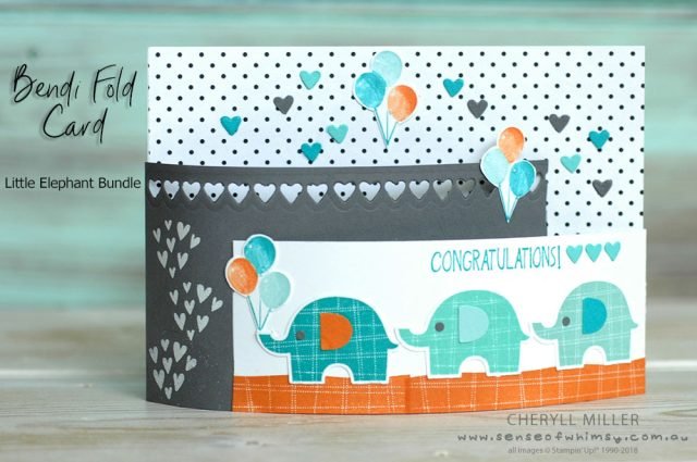 Creating Kindness Design Team Blog Hop - Bendi Fold Card - Sense of Whimsy