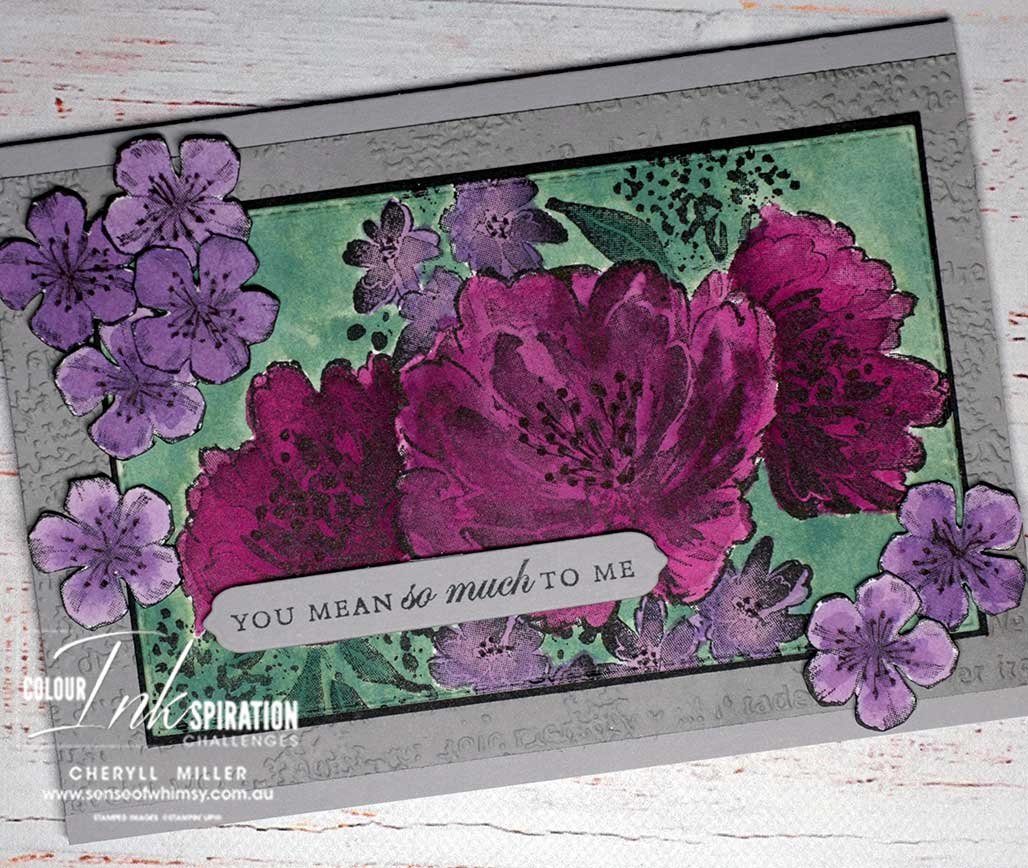 Flowing Flowers for Colour INKspiration #116 - Sense of Whimsy