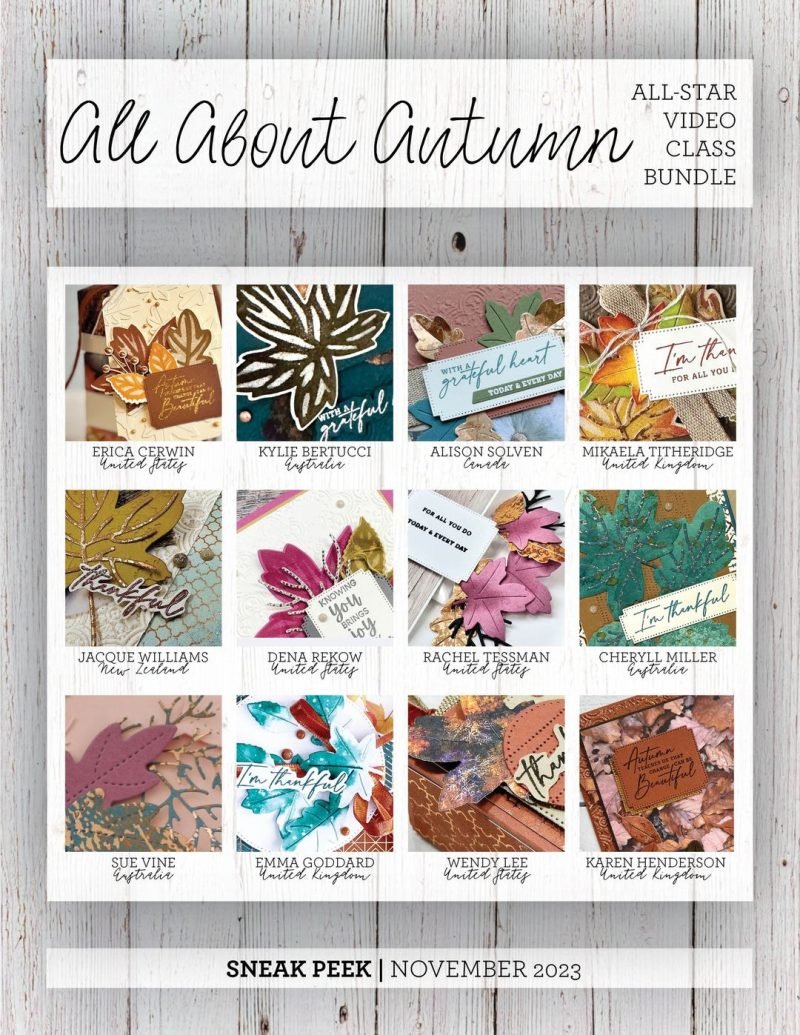 All About Autumn Suite for All Star Video Class Bundle - November 2023 ...