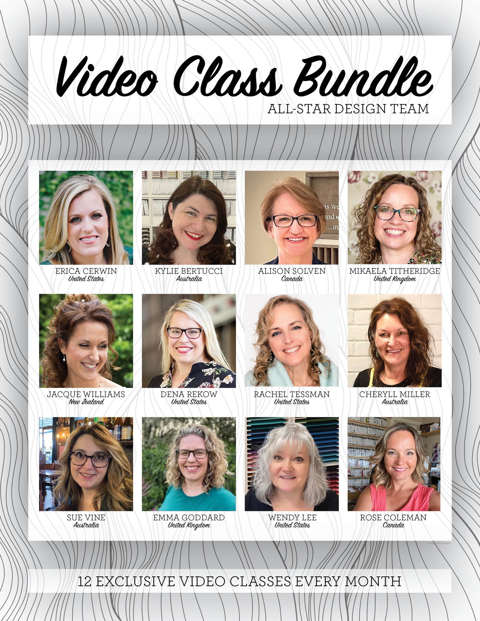 Perennial Lavender Suite for All Star Video Class Bundle - February ...
