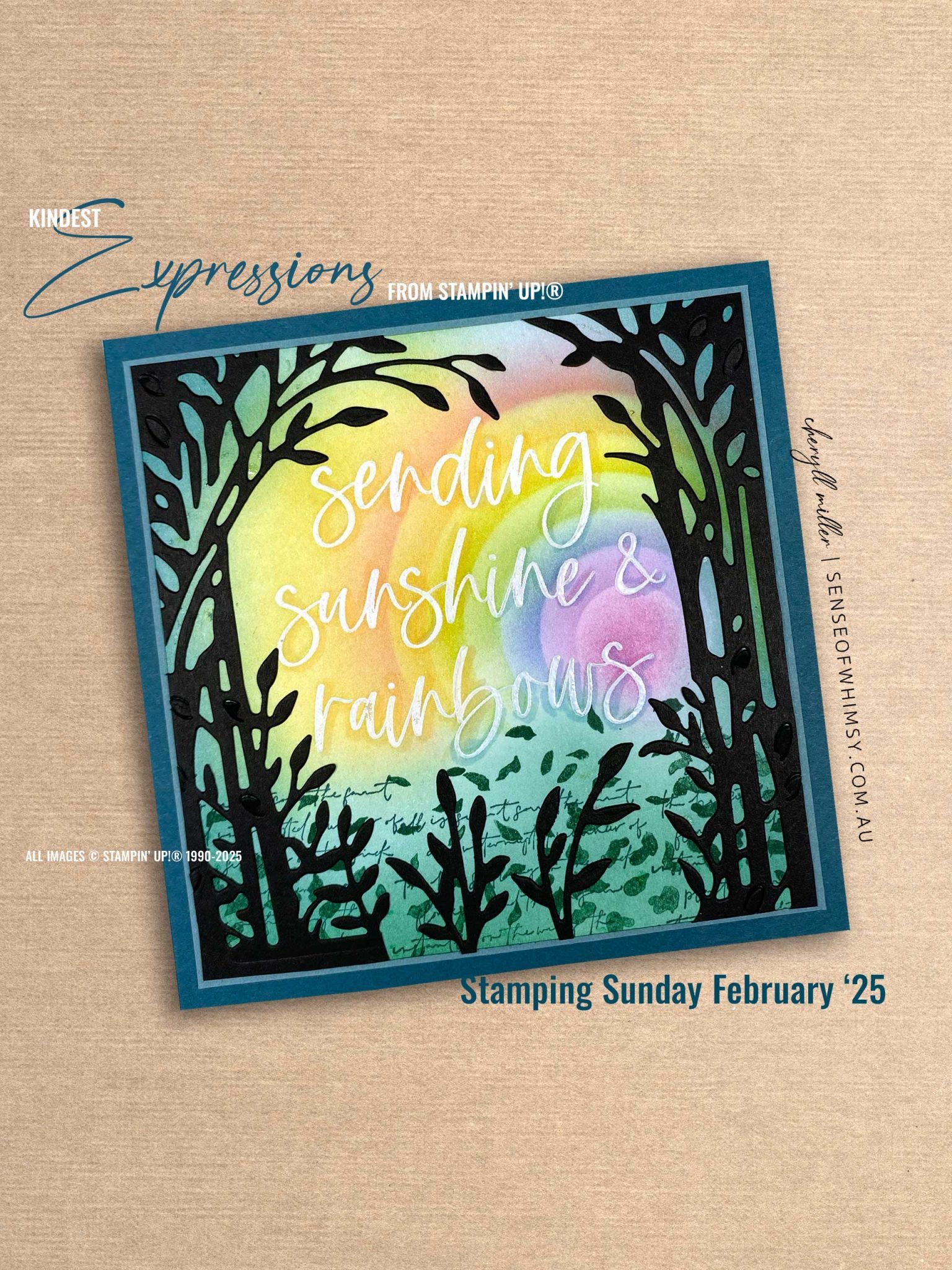 Kindest Expressions - The Weather Man - Stamping Sunday - Sense of Whimsy