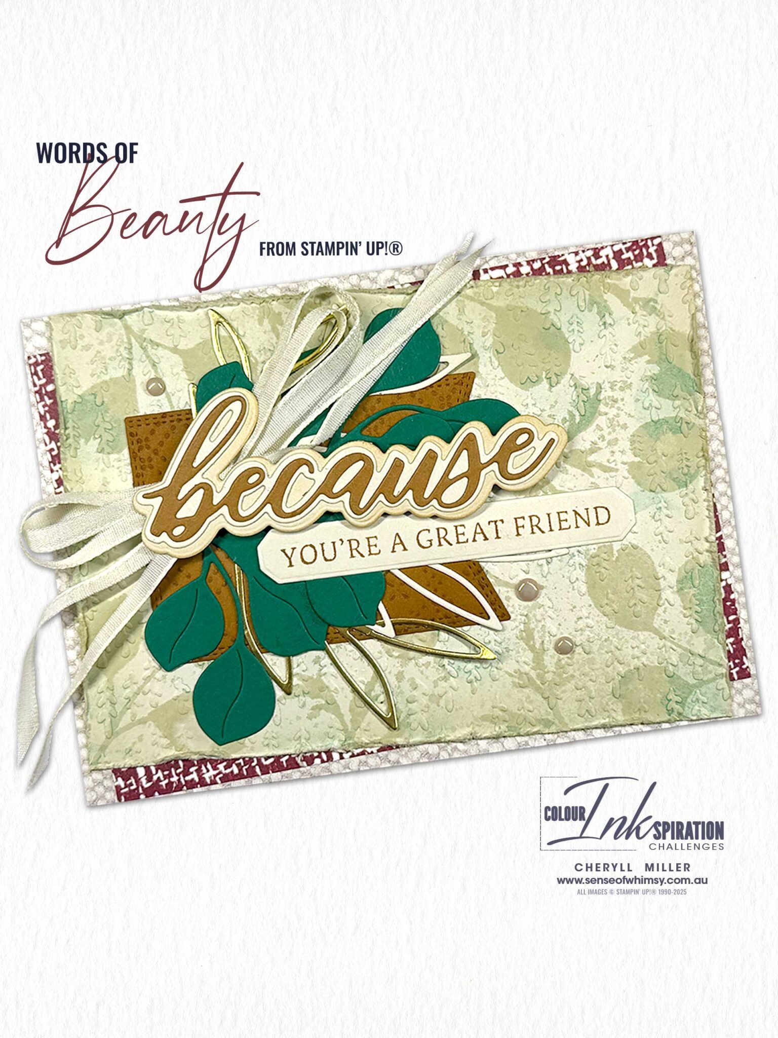 Words of Beauty for Colour INKspiration Challenge 199 - Sense of Whimsy